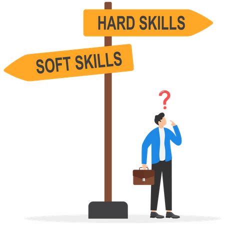 Hard Vs Soft Skills Design Assets IconScout
