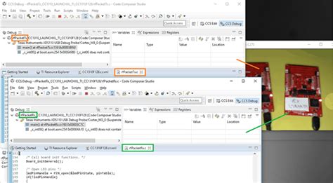 Simplelink™︎ Sub 1 Ghz Wireless Microcontroller Debug 2 Launchpads At The Same Time