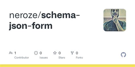 Github Neroze Schema Json Form