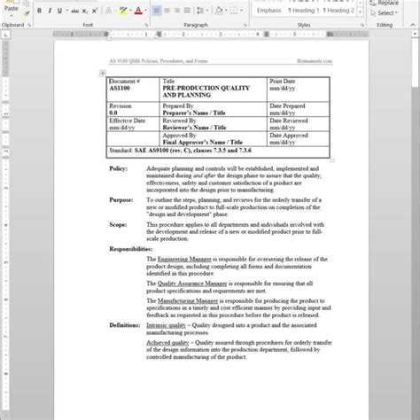Fixed Asset Control Procedure