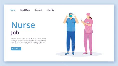 Dentist Clinic Landing Page Template Template Html Character Vector Template Html Character