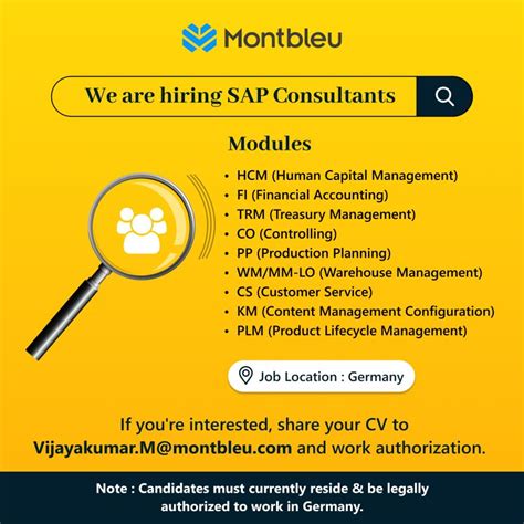 Montbleu Technologies Pvt Ltd On Linkedin Sapconsultant Sap Hcm