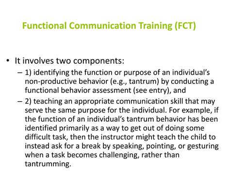 Ppt Functional Communication Training Fct Powerpoint Presentation Free Download Id 2500039