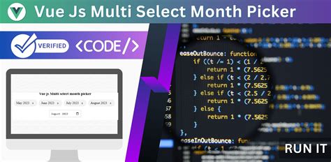 Vue Js Multi Select Month Picker Select Month With Chips Ui