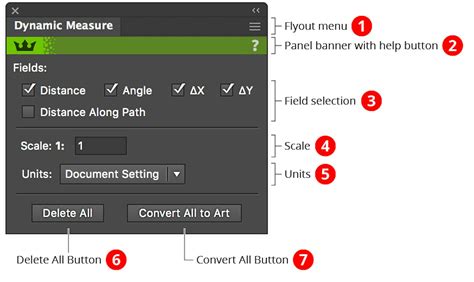 Dynamic Measure Panel Astute Graphics Documentation
