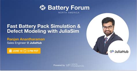 Juliahub On Linkedin Battery Forum Simulation Energy Julialang Energystorage Webinar