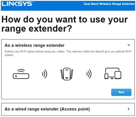 Linksys Official Support Setting Up The Linksys RE7350 And RE7310 To Range Extender Mode