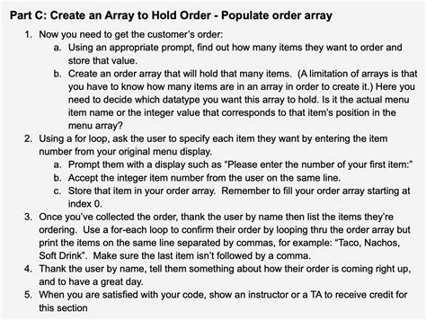 Solved Itsc 1212 Module 13 Lab Arrays 1 In This Lab Youll
