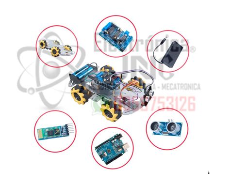 Kit De Coche Robot Inteligente Para Arduino Electronica Jnc