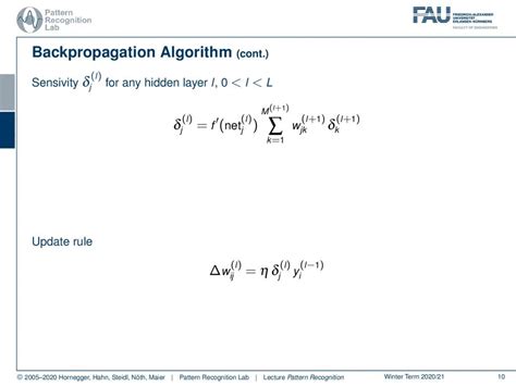 Lecture Notes In Pattern Recognition Episode 20 Multi Layer Perceptron Pattern Recognition Lab