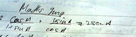 SOLVED Prove That LHS RHS According To Trigonometry Class