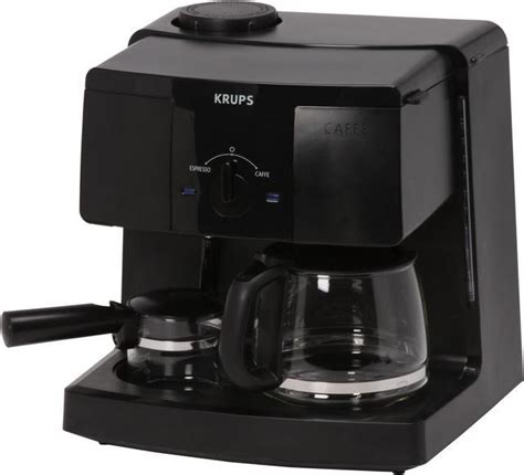 Refurbished Krups Xp1500 Combination Coffee And Espresso Machine Black