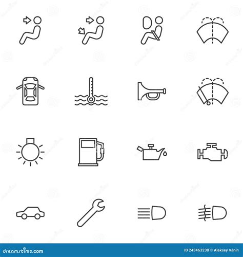Dashboard Line Icon Concept Dashboard Vector Linear Illustration Symbol Sign Cartoondealer