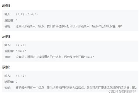 Jz23 链表中环的入口结点 Csdn博客