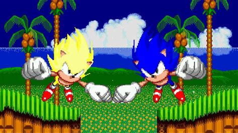 Sonic 2 Super Sonic And Super Sonic Blue Youtube