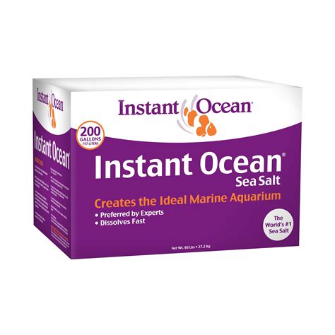 Instant Ocean Sea Salt 200 Gallons For Marine Aquariums Fast