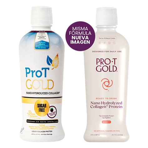 Prot Gold Liquid Collagen Protein 30oz Sabor Great Berry Farmacias