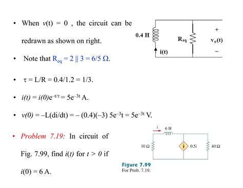 First Order Circuits Linear Circuit Analysis Pdf