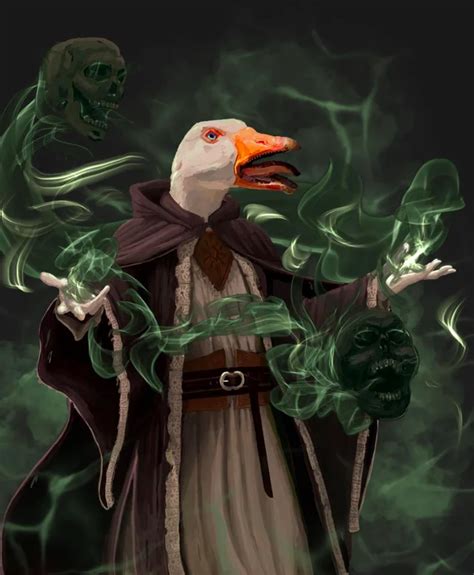 Rf Duo The Evil Druid Duck Cursing His Foes For Ubeth A Knee