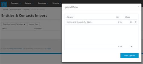 Importing New And Updating Existing Entities And Contacts Folio Help