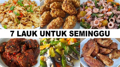 Aneka Resep Lauk Untuk Seminggu Bikin Suami Tambah Betah Makan Dirumah Youtube
