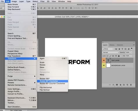 How To Rotate Text In Photoshop 2025 Updated