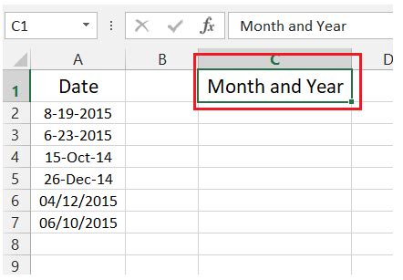 How To Get Month And Year From Date In Excel Earn And Excel