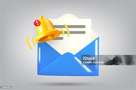 종과 문자가 있는 새로운 메시지 컨셉 벡터 3d 일러스트 레이 션 0명에 대한 스톡 벡터 아트 및 기타 이미지 0명 3차원