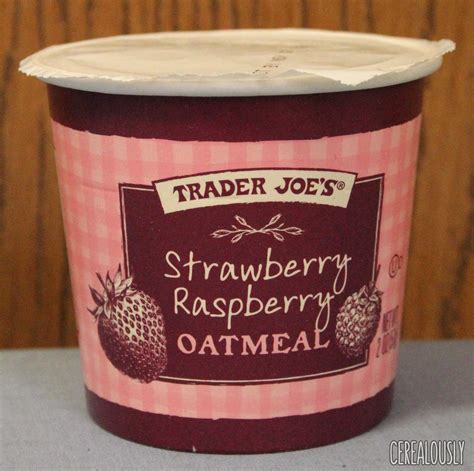 Review Trader Joes Strawberry Raspberry Oatmeal Cerealously