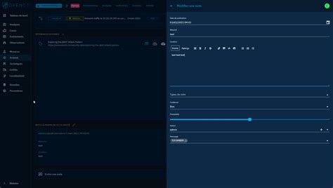 No Submit Button To Modify A Note · Issue 2945 · Opencti Platform