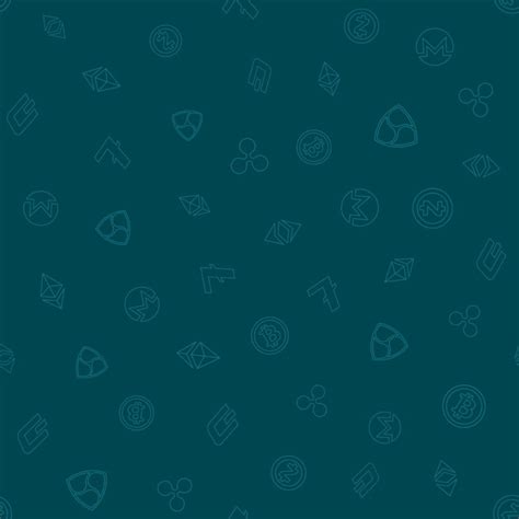 Premium Vector Cryptocurrency Seamless Pattern Background