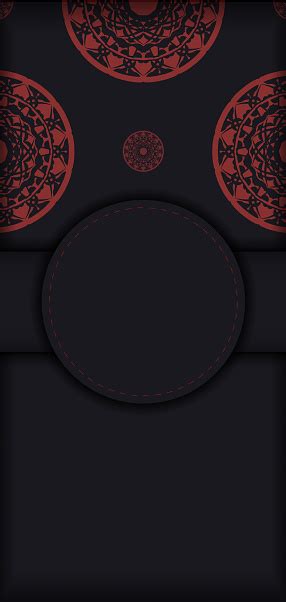 텍스트 및 Luxury 패턴에 대한 장소가 있는 벡터 초대장 카드입니다 그리스 패턴의 블랙 컬러의 인쇄 즉시 엽서 디자인 0명에