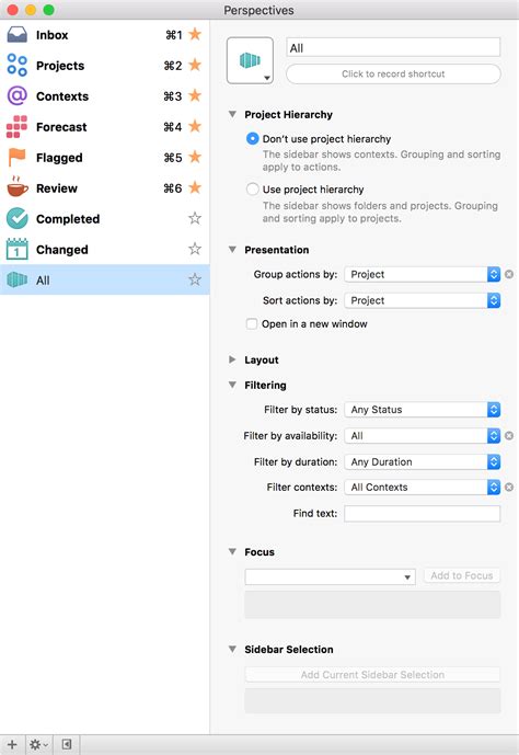 Searching Globally In Omnifocus 2 For Mac With A Custom All