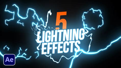 Create Lightning And Energy Effects In 5 Steps After Effects Sonduckfilm