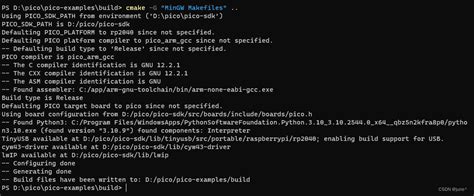 Raspberry Pi Pico RP2040 Configure C Environment Windows And Raspberry Pi