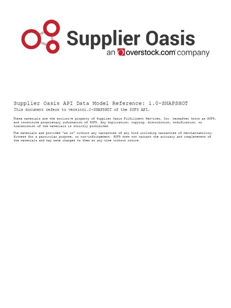 supplier oasis api data model reference 1 0 pdf united states