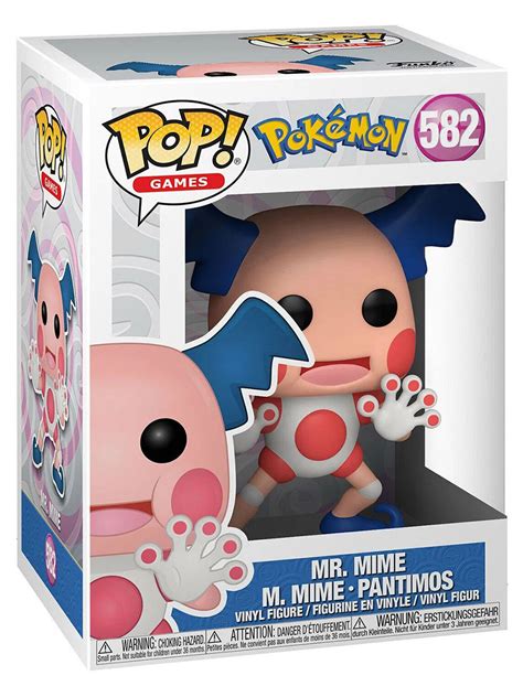 Купить фигурка Pop покемон Мистер Майм Pokemon Mr Mime №582 подставка 11 2 см цены на Мегамаркет