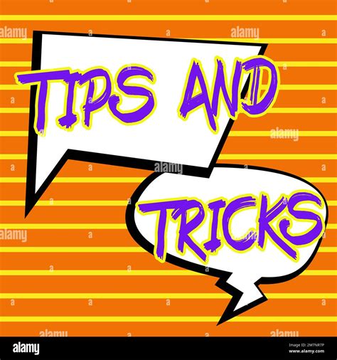 Handwriting Text Tips And Tricks Word Written On Helpful Advices That