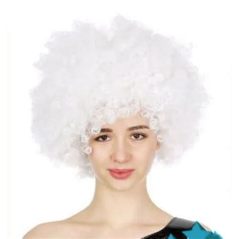Mens Deluxe Afro Wig Curly Hair Costume Party Fancy Disco 70s 80s Dres