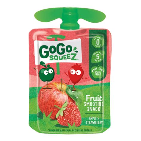 Gogo Squeez® Apple Strawberry Fruit Snack Bel Foodservice Global