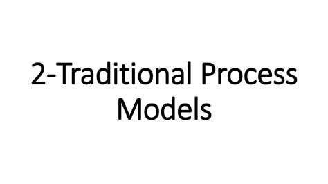 Prescriptive Process Model Software Engineering Pptx