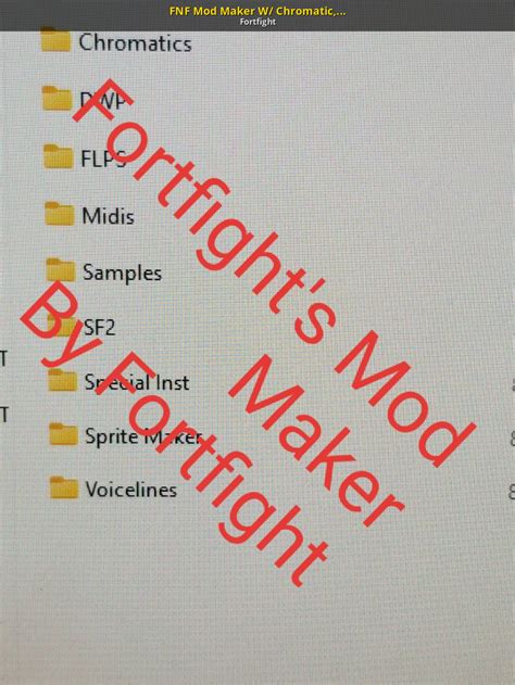 Fnf Mod Maker W Chromaticsf2dwpvoicelinemore Modding Tool For Friday Night Funkin Fnf