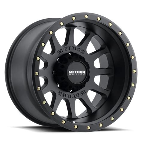 Method 20x10 Nv Mr605 Bolt Pattern 8 On 1651 Offset 24 Matte Black M