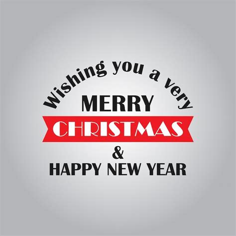 크리스마스 인사말 카드 또는 포스터 디자인 무료 벡터