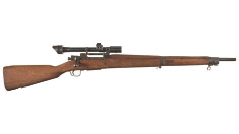 U S Remington Model 1903a4 Bolt Action Sniper Rifle With Scope Rock Island Auction