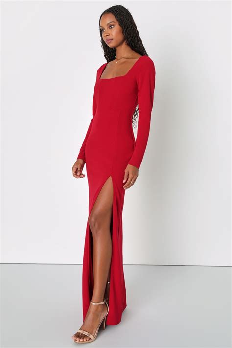 Formal Maxi Dresses With Sleeves