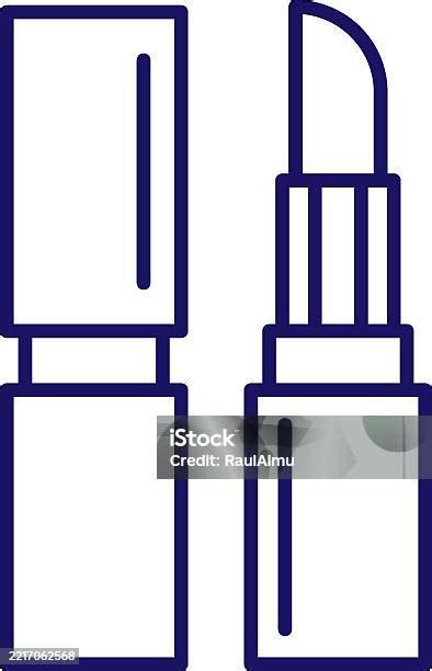 립스틱 개요 그래픽 및 웹 디자인 앱 광고 다양한 카드에 대한 그림 립스틱에 대한 스톡 벡터 아트 및 기타 이미지 립스틱 메이크업 화장품 벡터 Istock