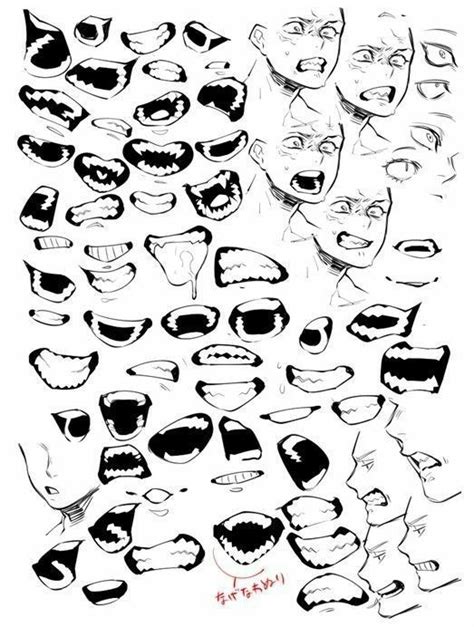 Pin By §~{×¶ M O N A ¶×}~§ On Рефересы Mouth Drawing Drawing People