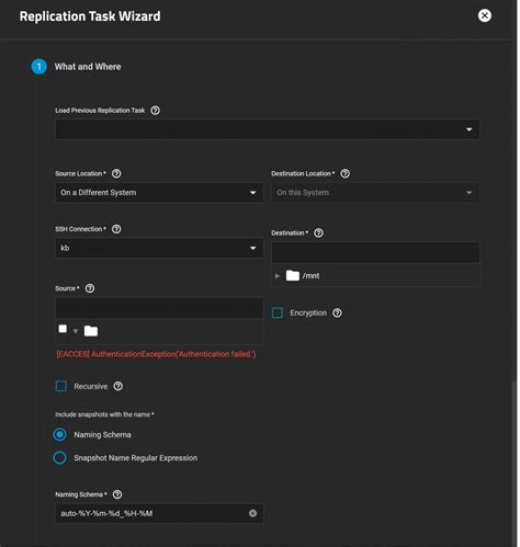 Eacces Authenticationexceptionauthentication Failed When