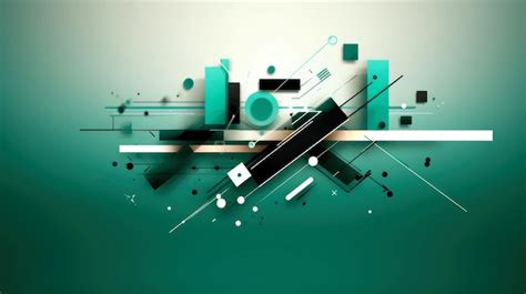 Premium AI Image Abstract Tech Lines Background Futuristic Abstract Shapes Technology